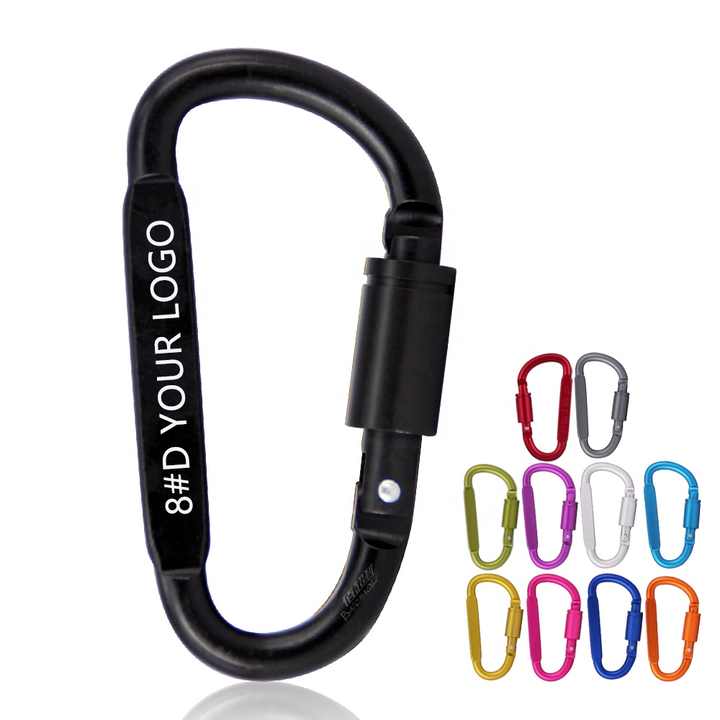 Baichao 8#D Shaped Locking Flat Aluminum Alloy Metal Snap Swivel ...