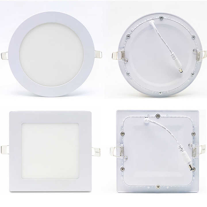 Aluminium Slim Surface Recessed Mounted Frameless Panel Lamps