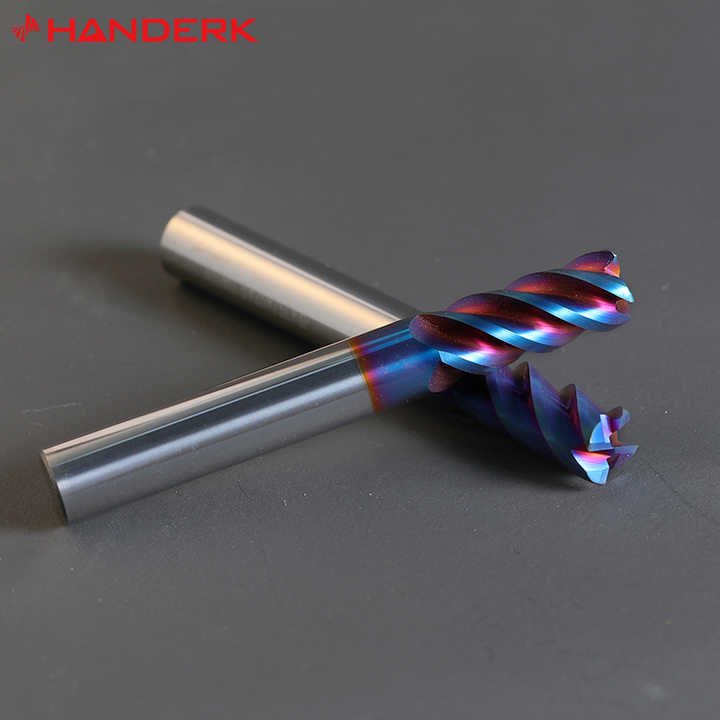 XDracon Solid Carbide Corner Radius End Mill HRC65 4Flute Milling ...