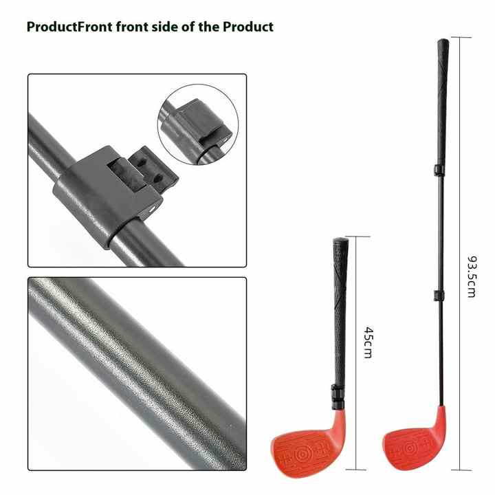 Plastic 45-90cm Golf 3-section Telescopic Clubs Set Custom Toddler Golf ...