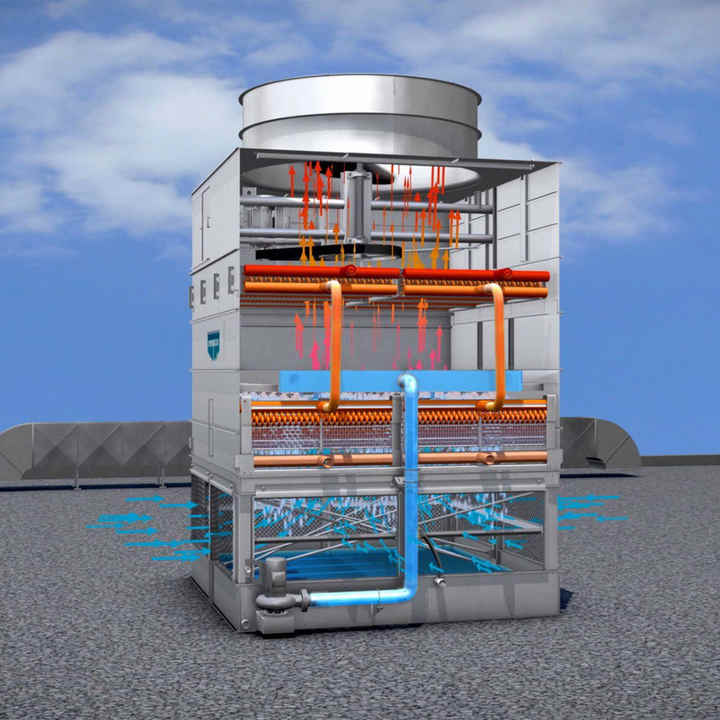 Cooling Tower Water Injection Molding Machine Medium Frequency Cooling ...