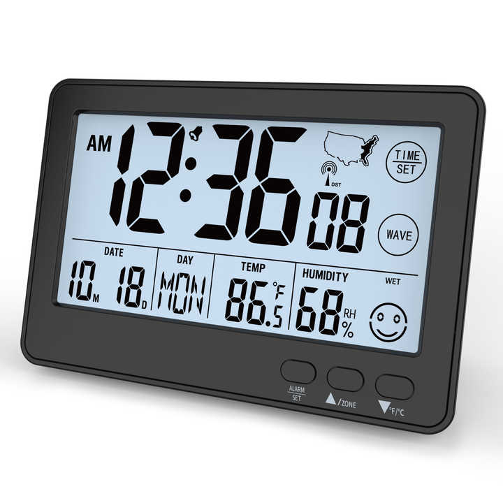 LCD Atomic Wall Clock - Precision Timekeeping Solutions