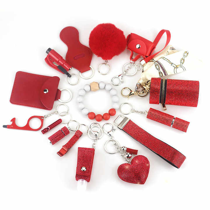 Rhinestone Keychain Custom - Self Defense & Promotional Gift