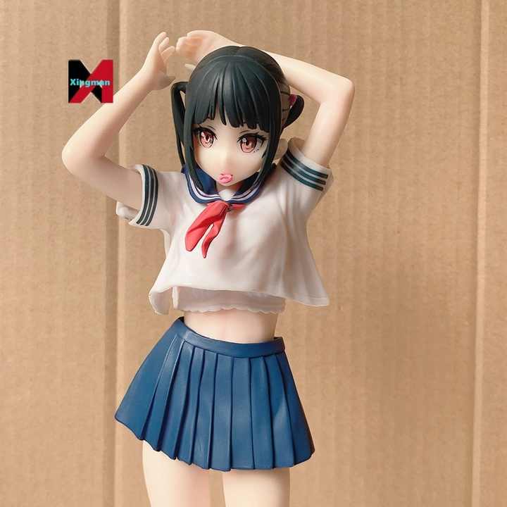30cm Anime Sexy Girl JK Kawaii Dress Standing Posture Figure PVC Model ...