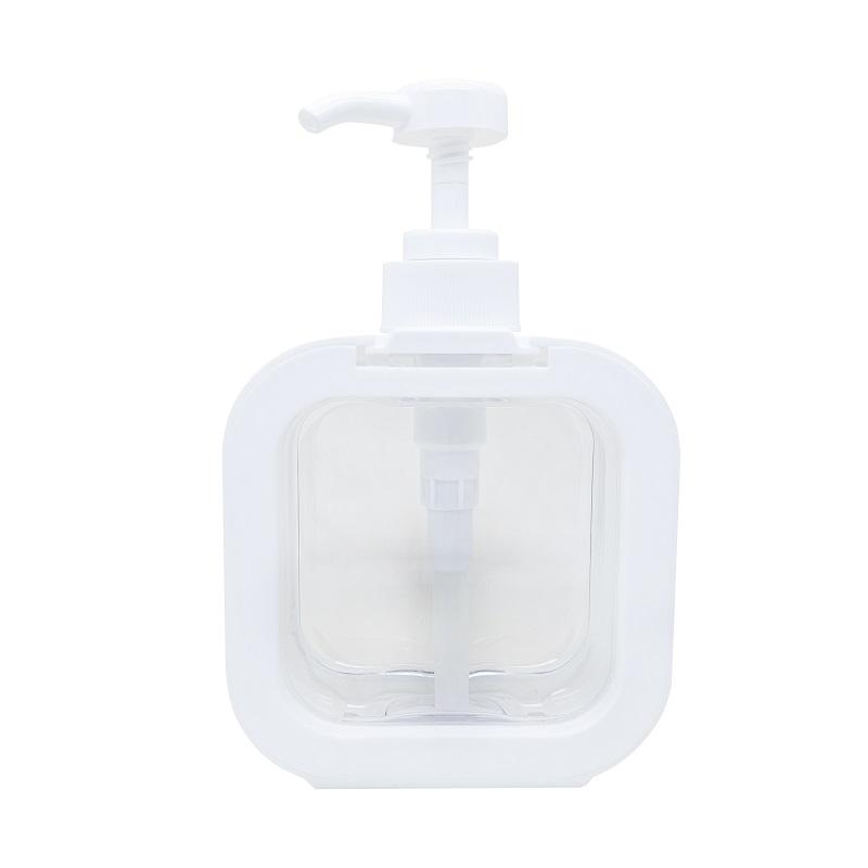 MocPortable Large-Capacity Empty Pump Dispenser Square Bottle Travel ...