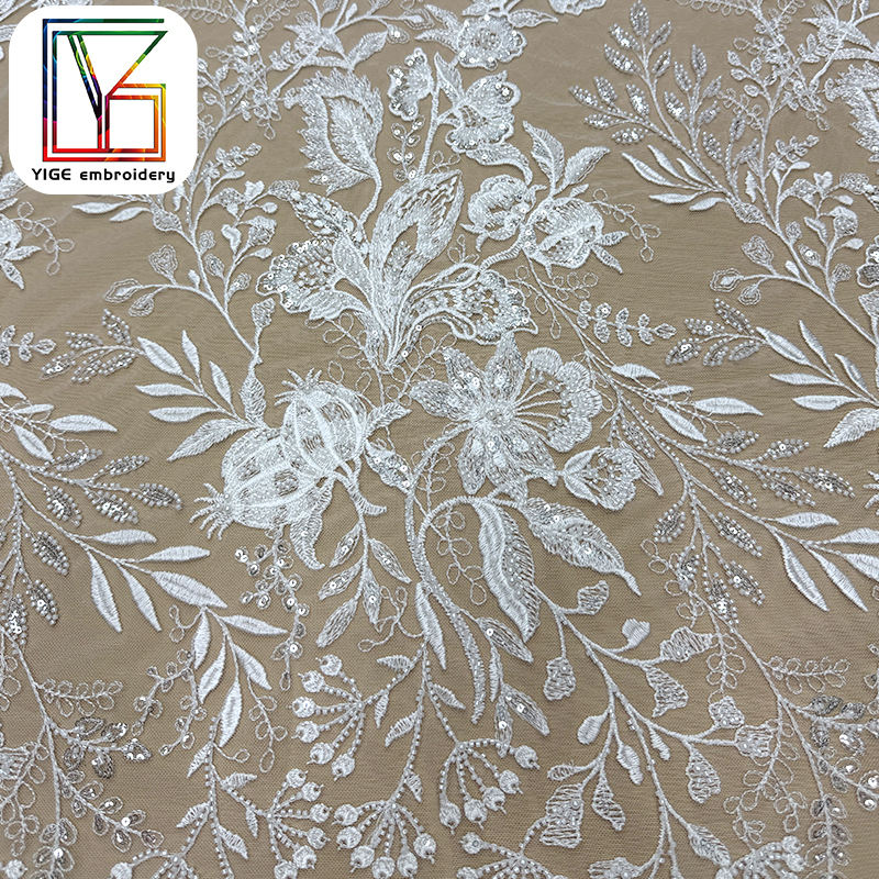 New Arrival African Lace Fabric Wholesale Sequin Lace Pearl Fabric ...