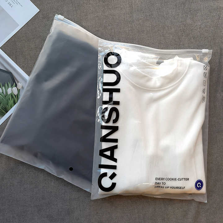 Custom Clothing ZipLock Packaging Bags for Clothes Custom Logo Printed ...