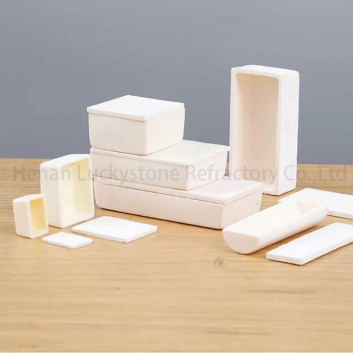 High Purity 99% Al2o3 Alumina Ceramic Square Crucible for High ...