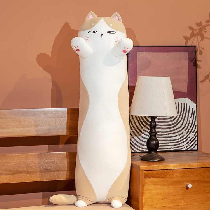 Custom Long Cat Toy New Design Breathable Animal Comforter PP Cotton ...