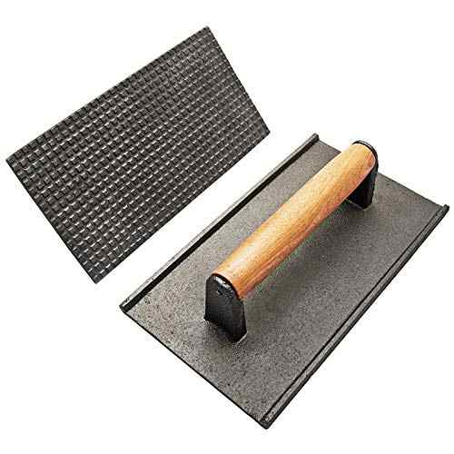Cast Iron Steak Weights - BBQ Heavy Duty Meat Pressers