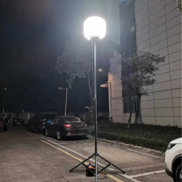 Portable Inflatable Light Tower LED Balloon Work Light with Tripod for ...