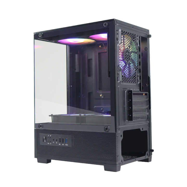 Choiyan Clear Vertical Pc Case Computer Case Tower Pc Case Gaming With ...