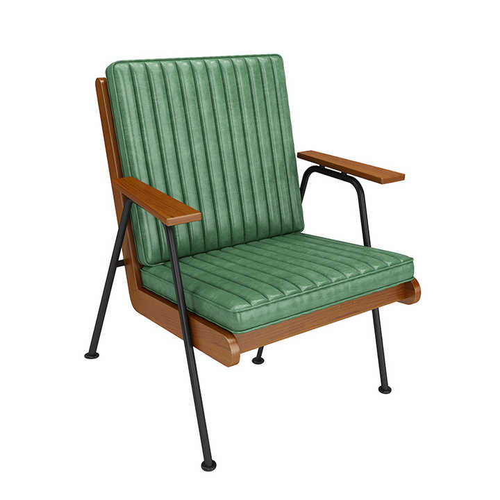 American Retro Cafe Booth Sofa Long Bench Restaurant Bistro Wooden ...
