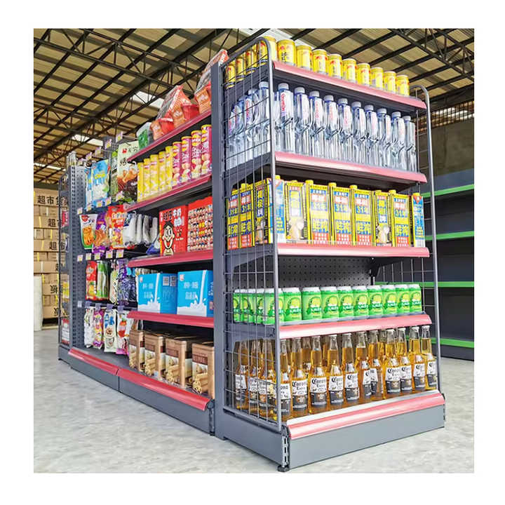 Display Racks Gondola for Shop Stands - Customizable Solutions