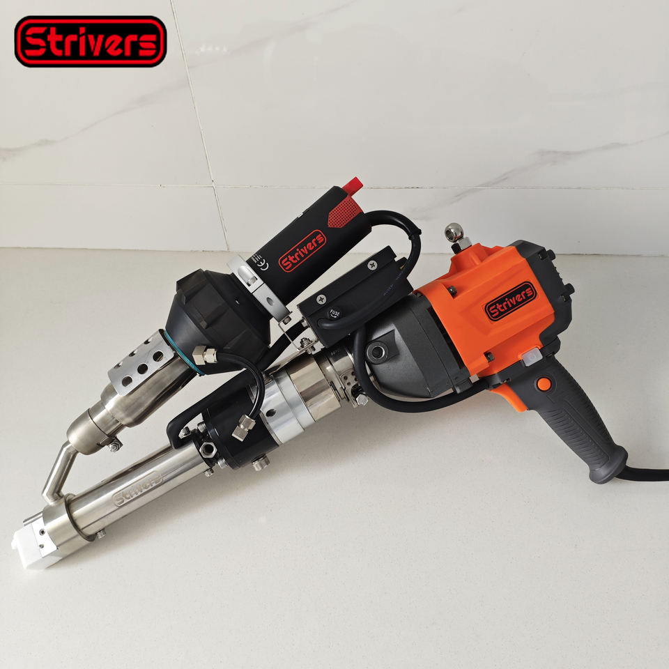 STRIVERS Plastic Extrusion Welding Gun 4000W Hot Air Hand Extrusion ...