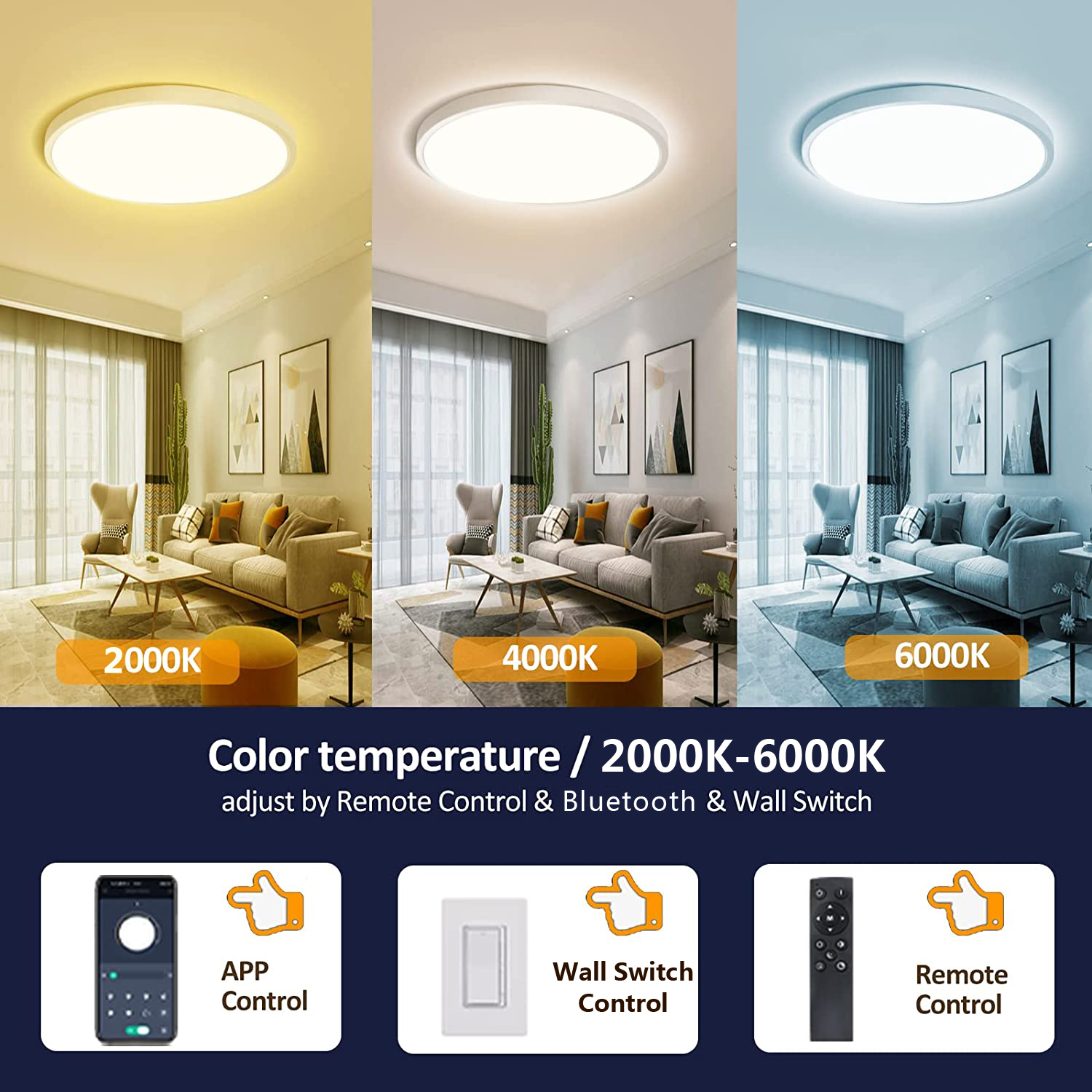 Smart LED Ceiling Lights - Efficient and Stylish Lighting