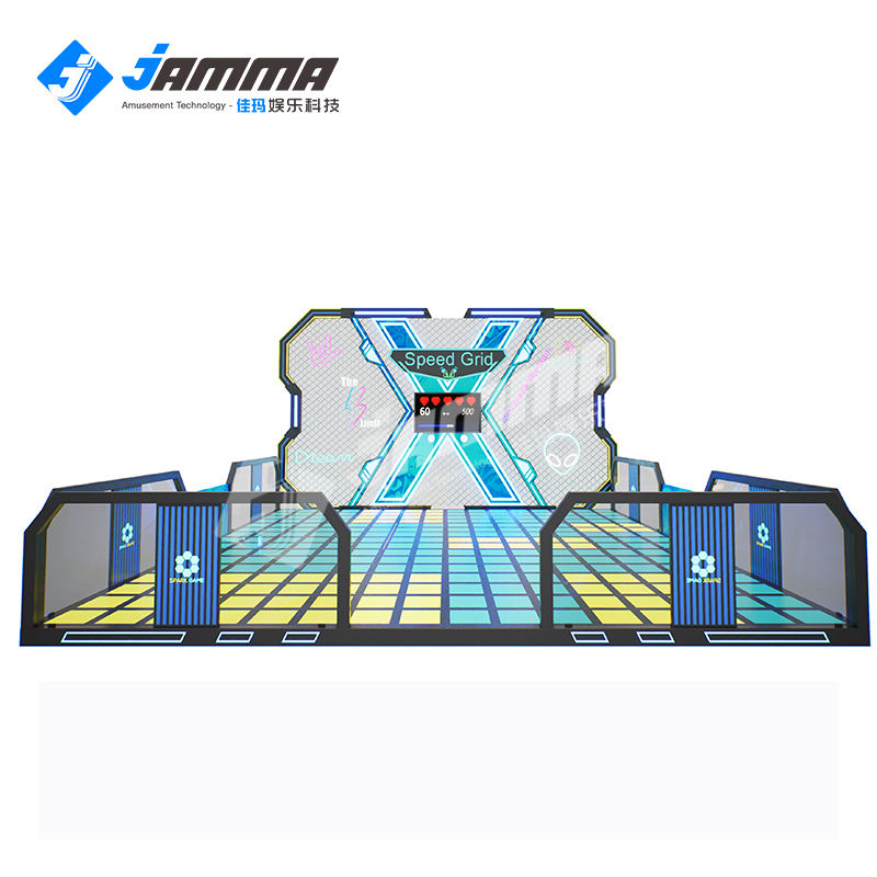 New Super Grid Amusement Park Facility Activate Interactive Game Floor ...