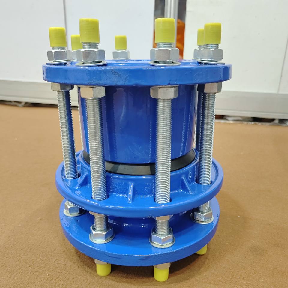 AIVALVE Quick Detachable Cast Iron Square Pipe Connector DN100 Blue ...