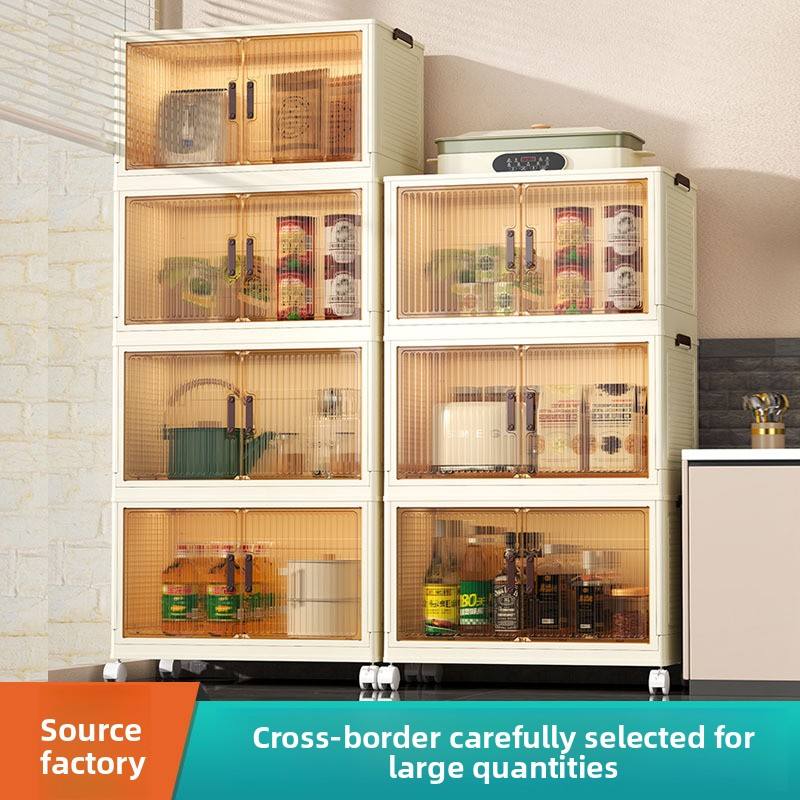 家庭用折りたたみ収納キャビネット子供服スナッククロスボーダー厳選非設置プラスチック収納ボックス| Alibaba.com