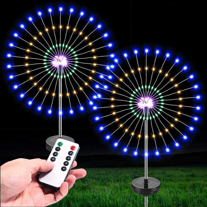 Factory Direct Sale 200LED Waterproof Explosion Star Fireworks Lights ...