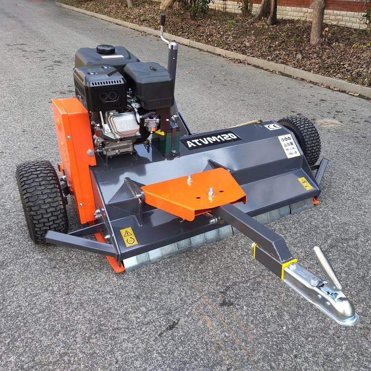 46" Pull Behind Gasoline Power ATV Flail Mower Mulcher
