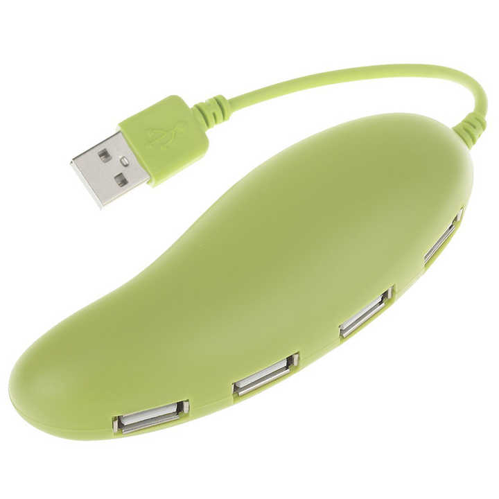 CE ROHS Certified 4-Port Multi-Function USB 2.0 Hub Cute Mango-Shaped ...