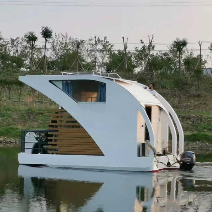 Space Capsule House - Portable Mini Electric Boat for Touring