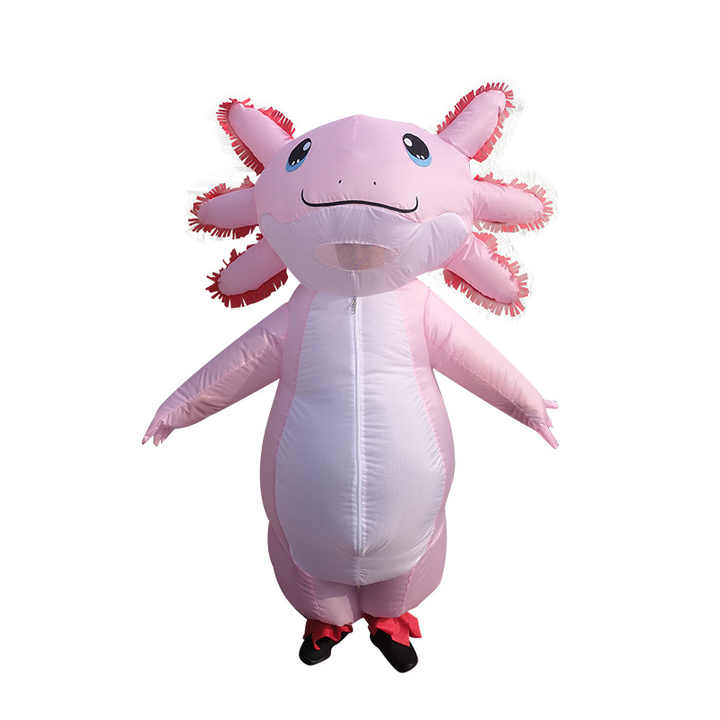 adult inflatable pink Dinosaurs mascot costume Interesting inflatable ...