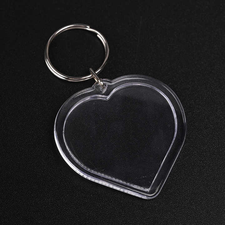 Wholesale Sublimation Epoxy Acrylic Keyring - Customizable