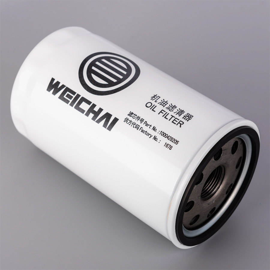 High Quality Oil Filter 1000428205 for Weichai WP12 WD615 Engine ...
