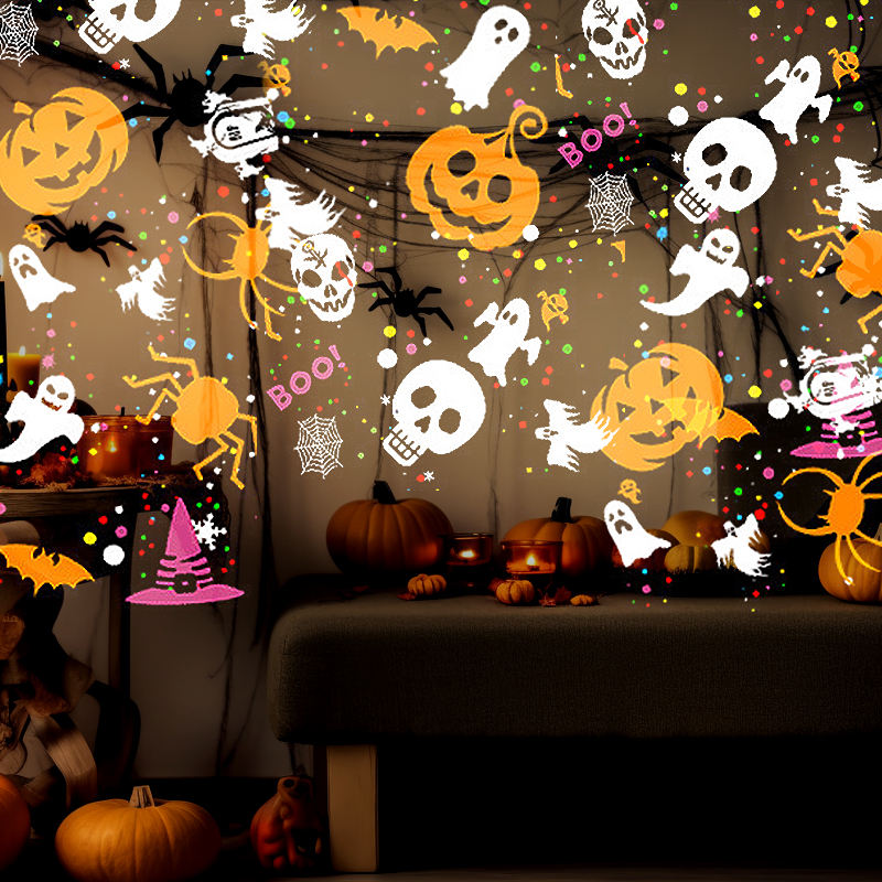 2025 Christmas Gobo Projector Light - Halloween Decorations
