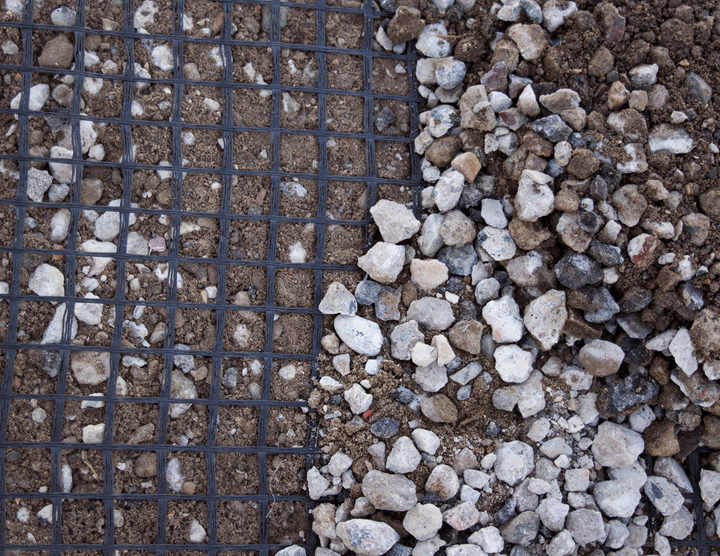 Fiber Glass Geogrid Roll for Heavy Haul Road Support in Mining and ...