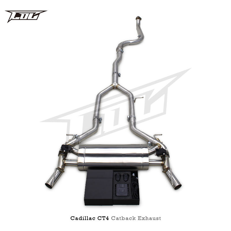 Auto Valvetronic Catback for Cadillac CT4 2.0T 2019-2023 Y Midpipe ...