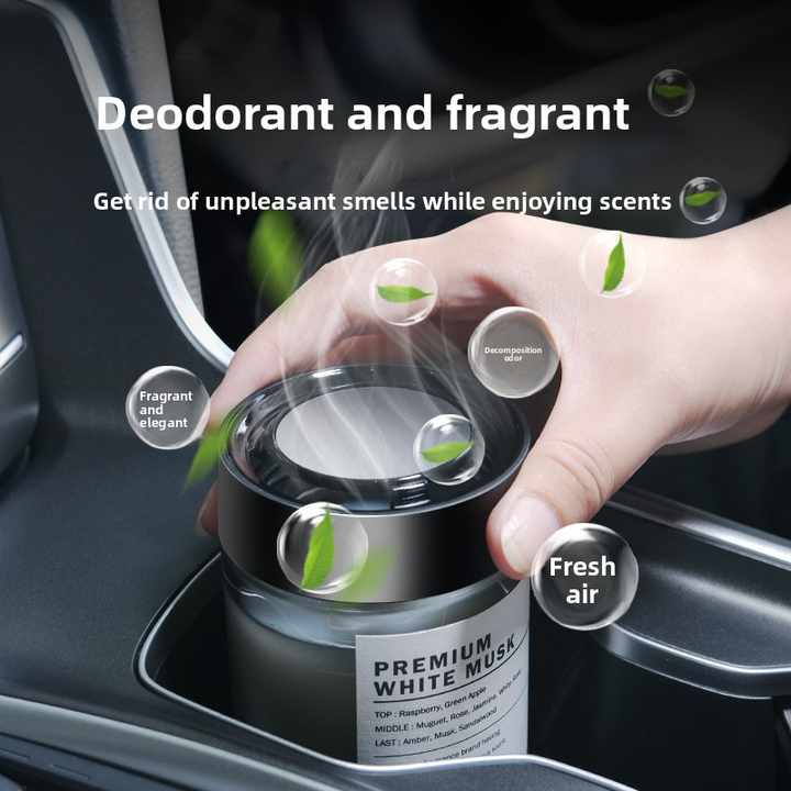 Carmate Premium White Musk Solid Car Fragrance Deodorizing Perfume ...
