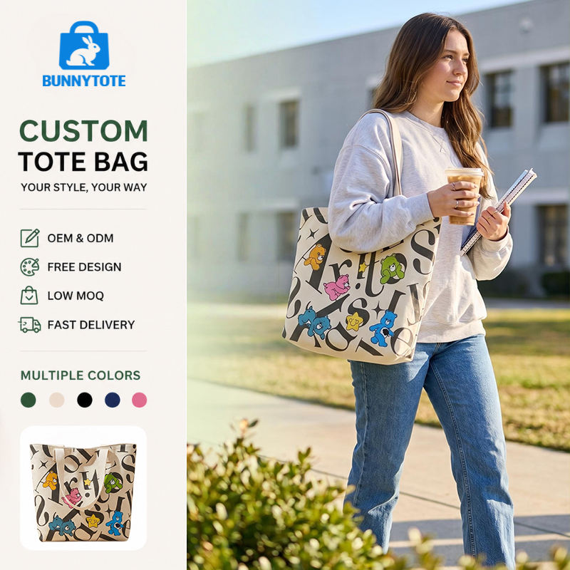 BunnyTote New Listing Environmentally Friendly Custom Color Printing ...