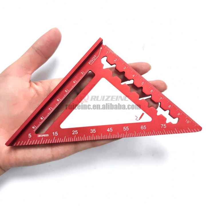 4Inch Metric Set Square Mountain Ruler Aluminum Alloy L-Square 90 ...