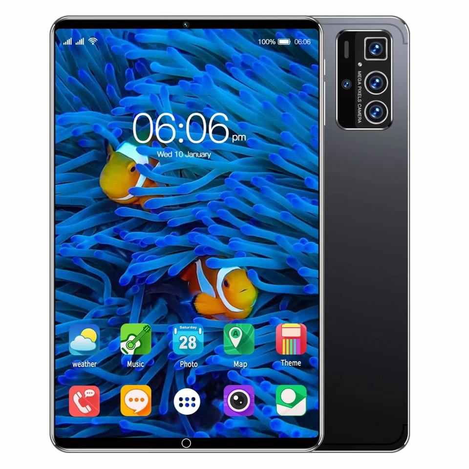 10.1" High-Performance Tablet 2025 - 16GB RAM ROM, Dual SIM Calling ...