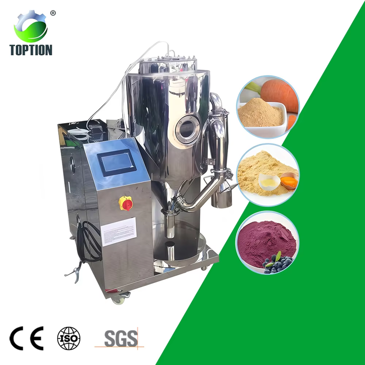 TOPTION High Speed Mini Instant Coffee Tea Milk Powder Making Machine ...