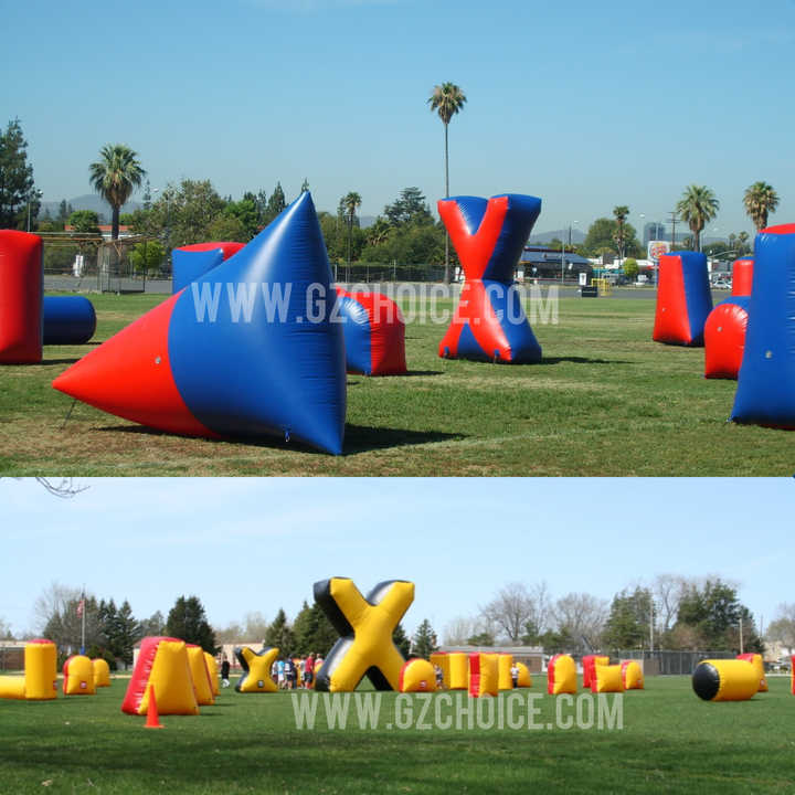 Obstacle Paintball - Cheap Commercial Inflatable Bunkers