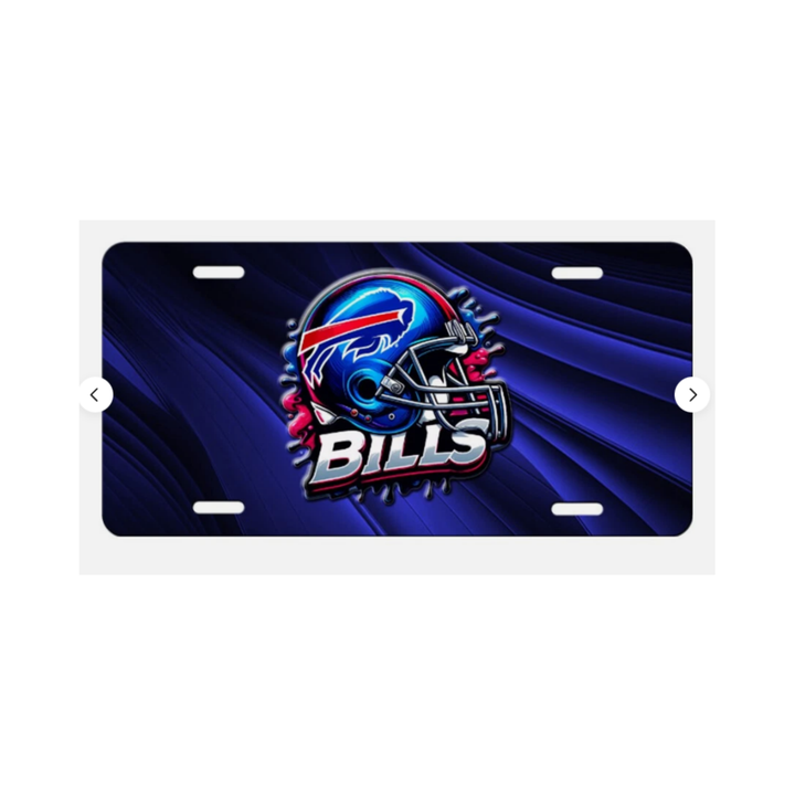 Buffalo Bills Car Plate Football Teams Unisex License Plate Custom High ...