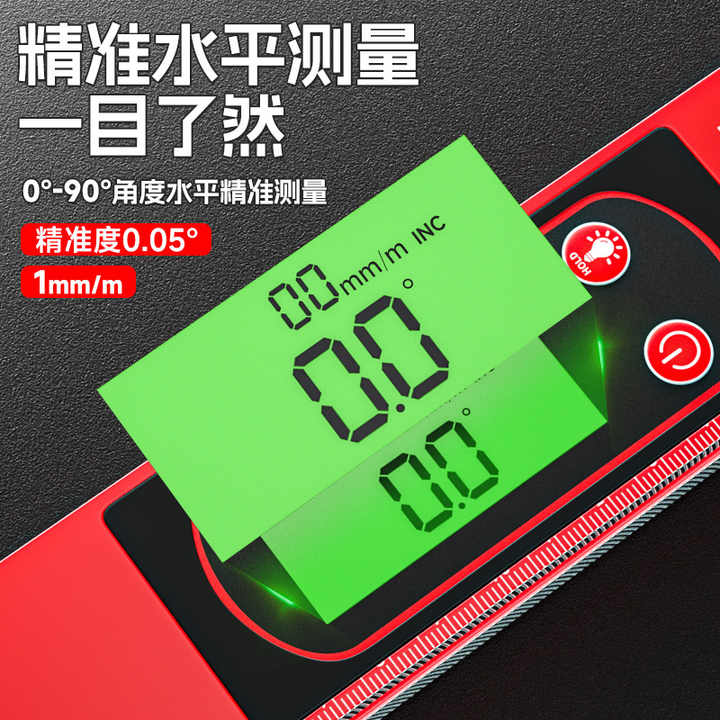 400mm Digital Level Electronic LCD Screen Display Spirit Level for DIY ...