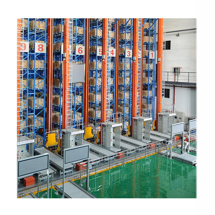 Warehouse Animation Rack System Automated Storage and Retrieval System ...