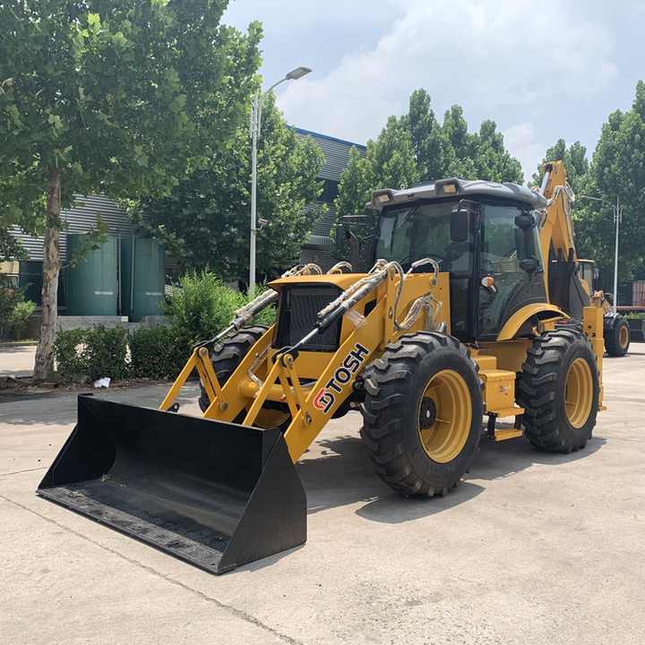 TOSH Cheap Backhoe Loader 4x4 - High Efficiency Excavator
