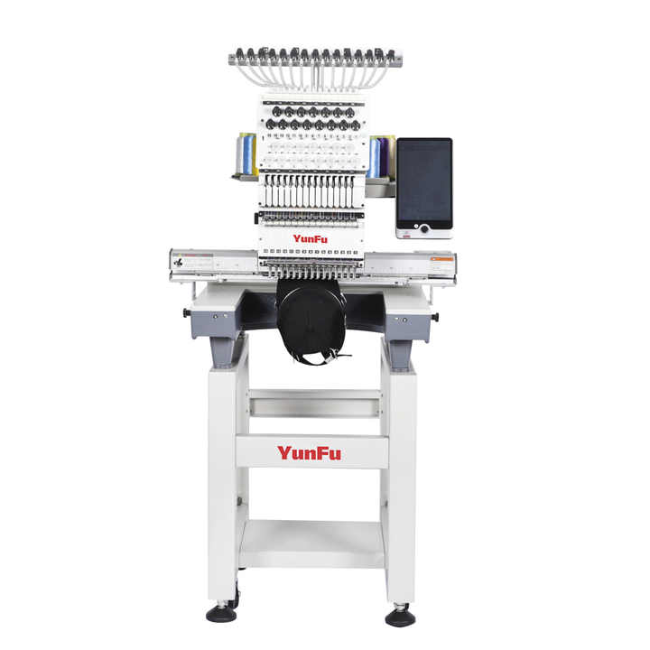 Long Warranty Computerized Automatic Single Head 15 Needles Embroidery ...