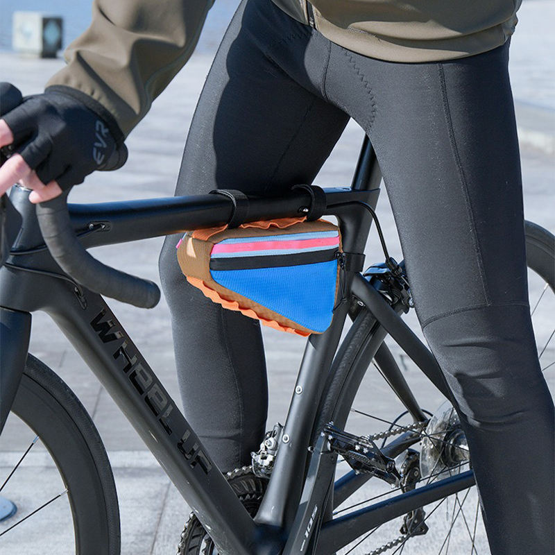 Custom LOGO Cartoon Colorful Waterproof Triangle Bike Bag Lightweight ...