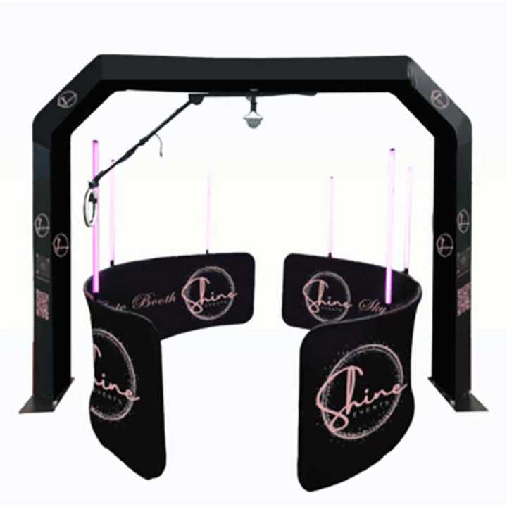 Portable Wedding Vogue Overhead Portable Photo Booth 360 Wireless ...