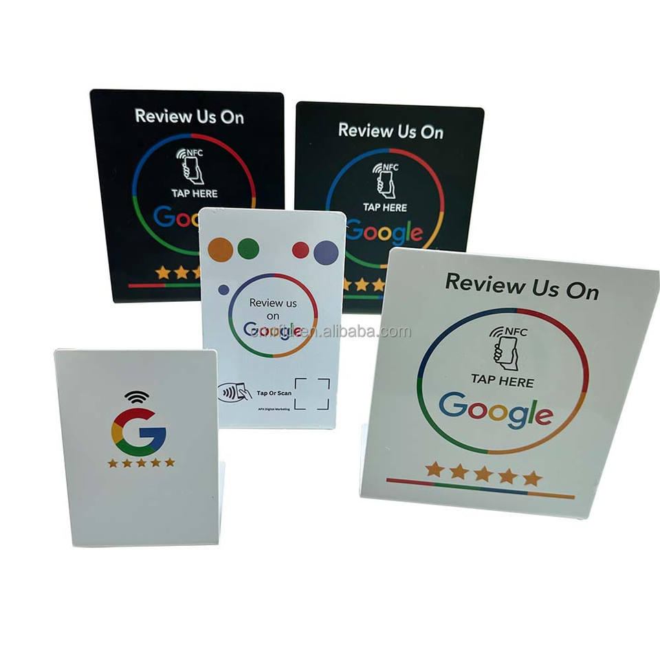 PVC NFC Stand Tap Cards Sticker 213 215 216 Review Card| Alibaba.com