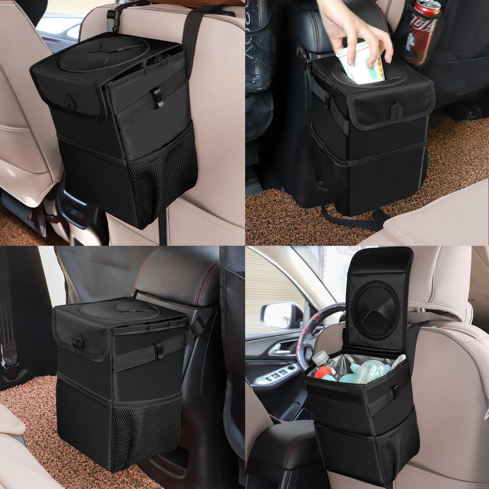 Leak-proof Car Trash Can - Portable & Sustainable Solution