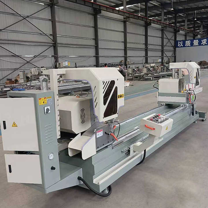 Double Head Aluminum Profile Saw Cutting Machine for Window Making 45 ...