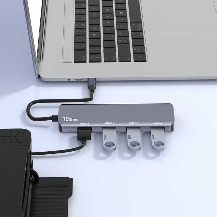 12-Year Factory CE ROHS Certified 10Gbps USB 3.1 Gen2 HUB 4-Port USB-C ...
